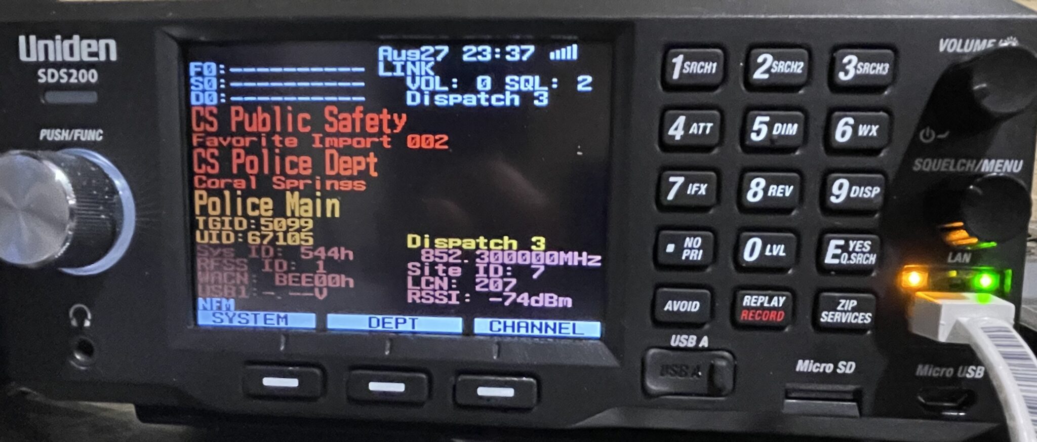 LIVE CSPD and CDFD SCANNER BROADCAST by Coralsprings.com - CoralSprings.com